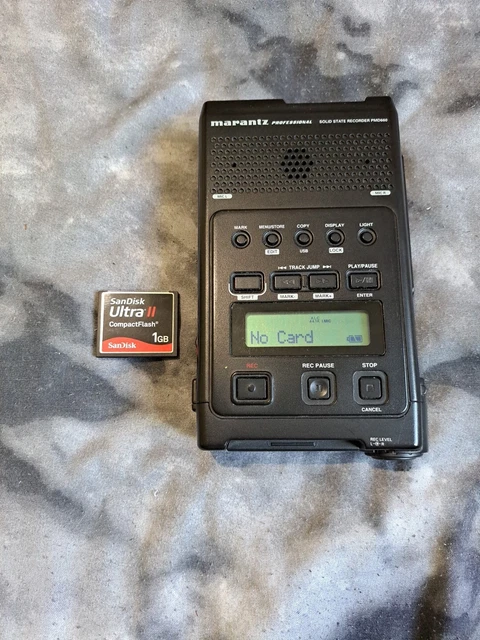 MARRANTZ PROFESSIONAL PMD660 Solid State Digital Audio Recorder with ...