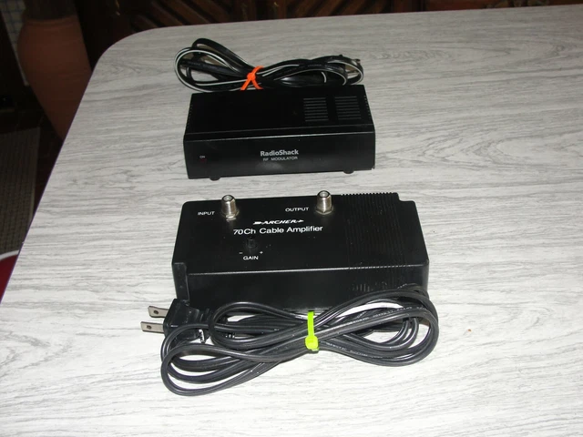 ARCHER 70 CH Cable Amplifier and Radio Shack RF Modulator $4.00 - PicClick