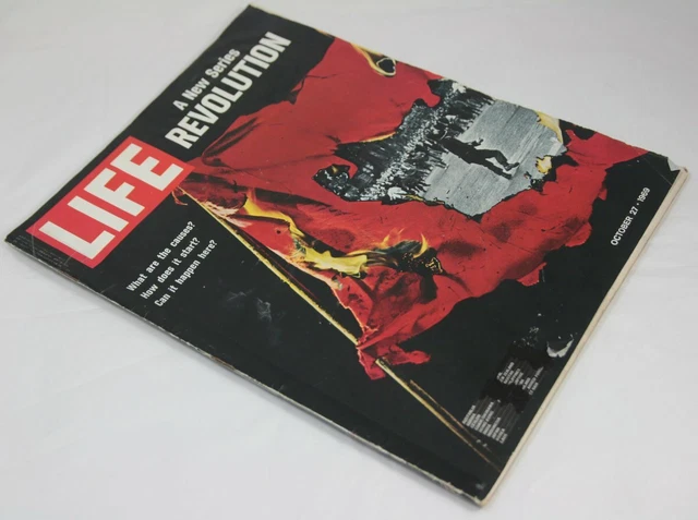 LIFE MAGAZINE ASIA October 27 1969 Revolution Ovshinky Jimi Hendrix £12 ...