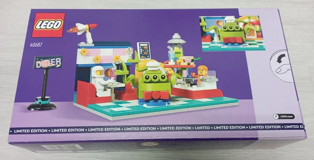 LEGO 40687 ALIEN Space Diner Limited Edition Set Brand New 100% LEGO in ...