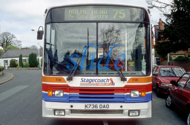 CUMBERLAND STAGECOACH VOLVO B10M Bus 736 1993 Wetheral Original Slide ...