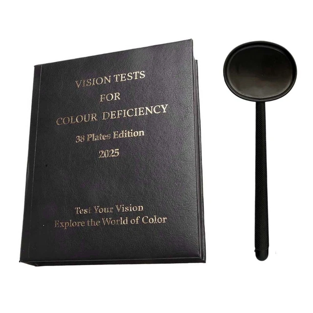 2025 COMPREHENSIVE COLOR Vision Assessment Tool Includes 38 Test Plates ...