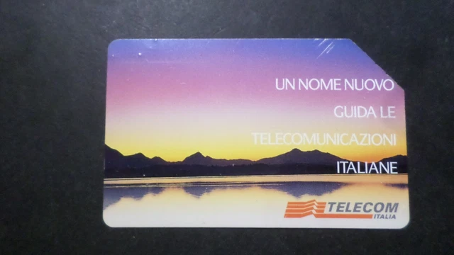 TELECARTE ITALIE, CARTA Telefonica Un Nome Nuovo 5000 Phonecard EUR 1 ...