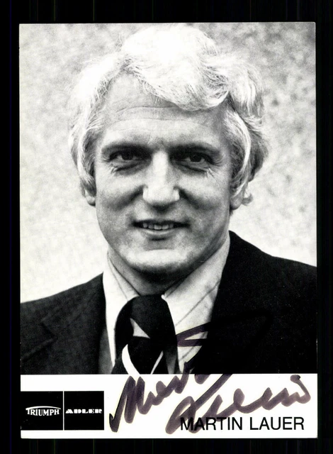 MARTIN LAUER AUTOGRAMMKARTE Original Signiert Leichtathletik + A 213655 ...