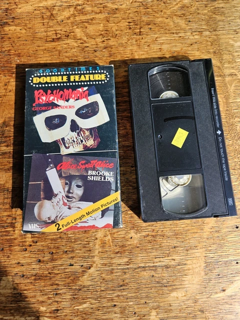 PSYCHOMANIA / ALICE SWEET ALICE (1986) VHS: GOODTIMES 2 movies 1971/ ...