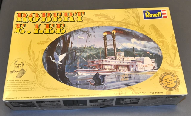 REVELL ROBERT E Lee Paddle Steamer Model Kit £29.00 - PicClick UK