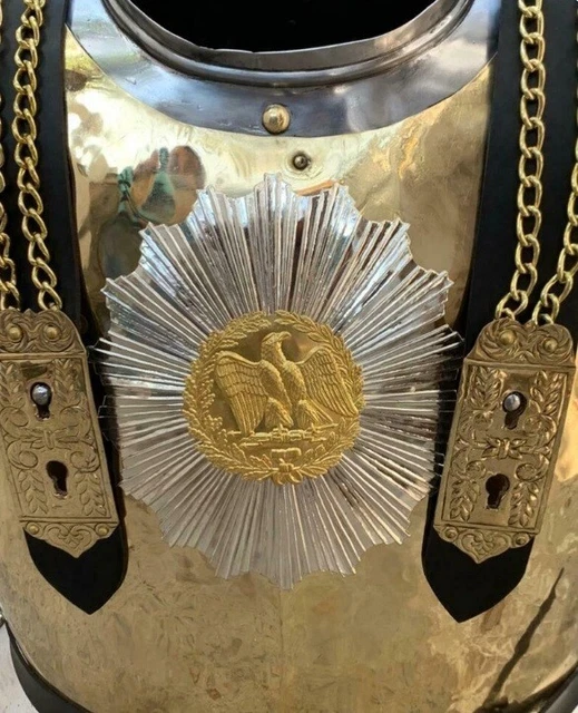 MEDIEVAL IMPERIAL GUARD French Officer Cuirass Jacket Front & Back ...