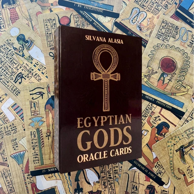 EGYPTIAN GODS ORACLE Cards Deck Lo Scarabeo Silvana Alasia multilingual ...