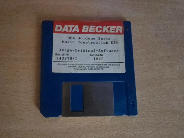AMIGA ORIGINAL DISKETTE Data Becker Music Construction Kit EUR 5,00 - PicClick DE