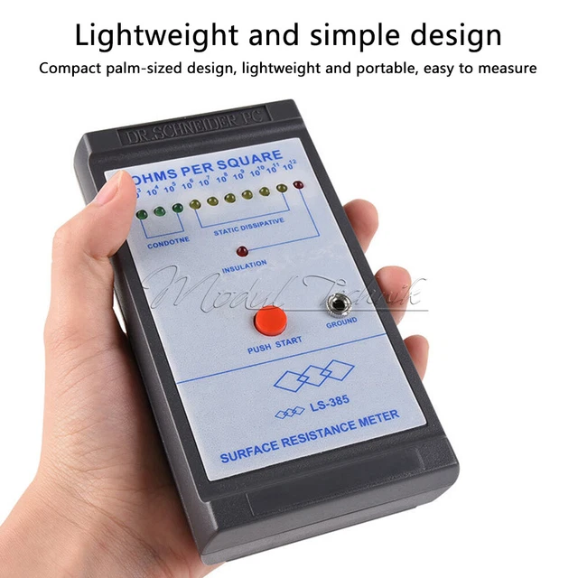 ESD Measurement Tool Surface Resistance Tester - Electrostatic ...