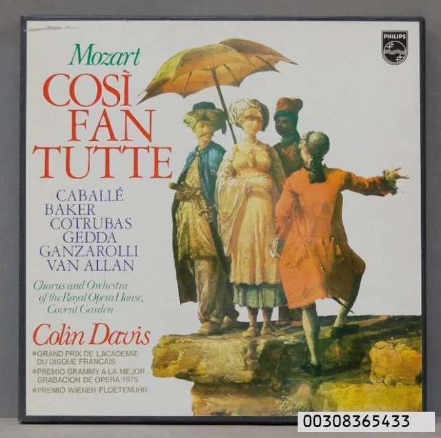 CAJA LP. MOZART. Colin Davis. Così Fan Tutte EUR 8,00 - PicClick IT