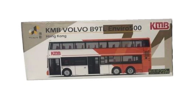 TINY CITY KMB74 HK Kowloon Motor Bus LWB Volvo B9TL Enviro500 Route ...