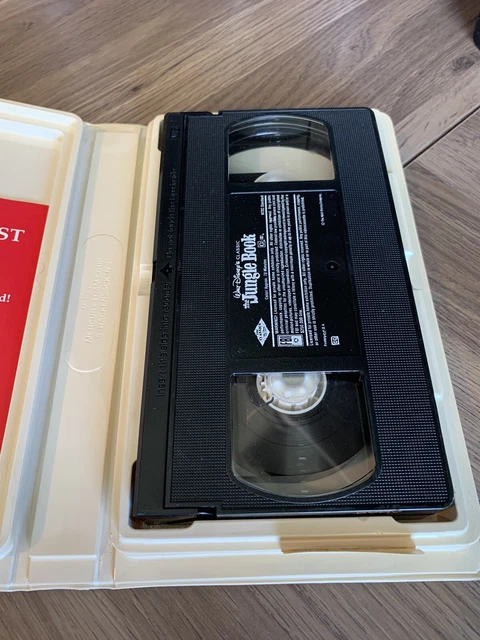 WALT DISNEY CLASSIC Il libro della giungla film VHS Video conchiglia diamante nero EUR 15,79 ...