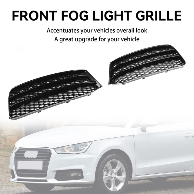 PAIR FRONT BUMPER Fog Light Cover Grill Grille Pour Audi A1 8X 2015-2018 EUR 91,19 - PicClick FR