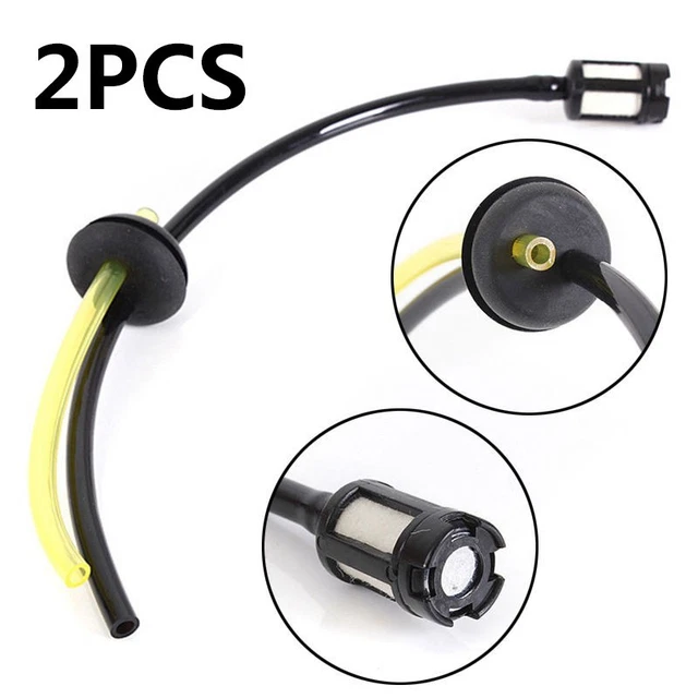 2X BRUSH CUTTER Fuel Hose Pipe Tank Filter Trimmer Replacement Spare ...
