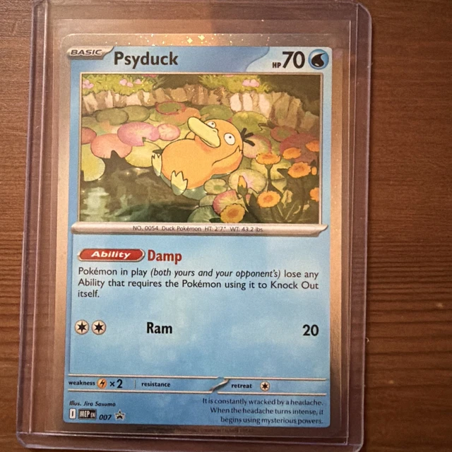 PSYDUCK - MEP 007 Pokémon TCG Mega Evolution Black Star Promo Pokemon ...
