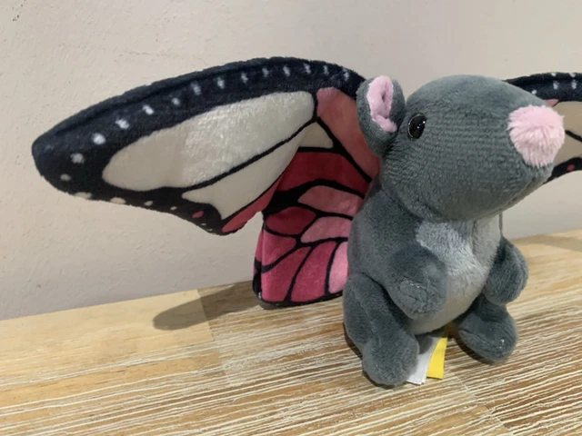 RARE LEGO MYTHICA Small 5” Mouse Butterfly Plush Soft Toy Exclusive to ...