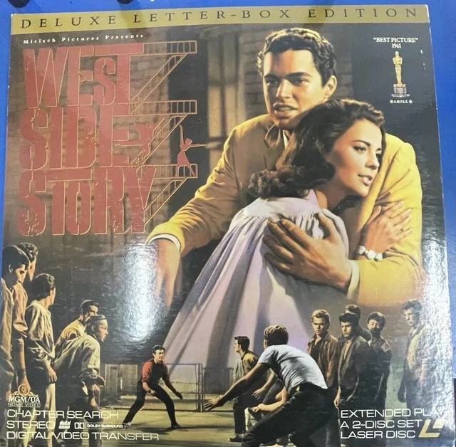LASERDISC WEST SIDE Story Deluxe Letter Box edition. Classic Vintage ...