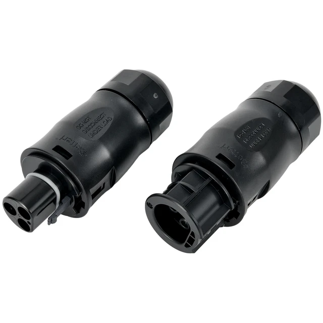 BC01 SOCKET + Plug Set for Micro Inverters 3 Pin UL V0 Flammability ...