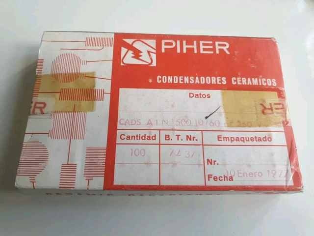 JOBLOT 100 X PIHER 10MM CERAMIC TRIMMER CAPACITOR 10 - 60pF 250v DC ...