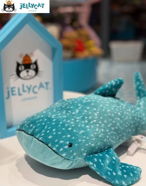 GENUINE JELLYCAT GOFFREY Whale Shark Plush Toy–BNWT+ Bag,Cute Christmas ...