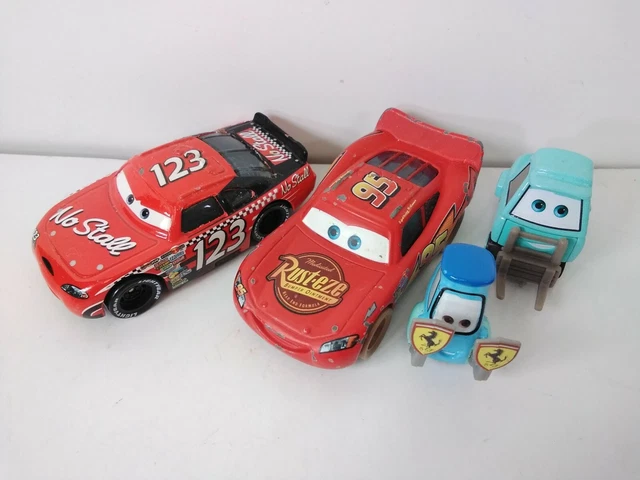 DISNEY PIXAR CARS Diecast Todd Marcus, Lightning McQueen, Guido ...