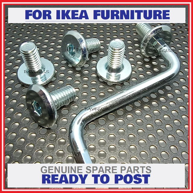 IKEA HAUGA VANGSTA Hex Screws Bolts Allen Key 115461 100001 New Original Parts £2.99 - PicClick UK