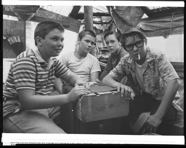 SUPPORT PAR ME River Phœnix Wil Wheaton Fonte Vintage 8x10 Studio ...