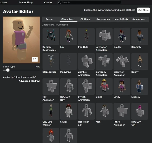 ROBLOX ACCOUNT (ALSO with korblox + red iron horns) tot. robux used 40. ...