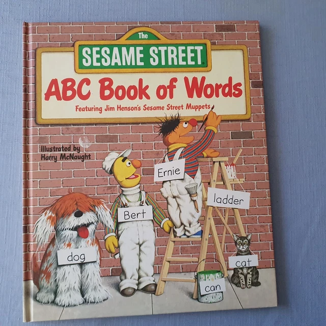 THE SESAME STREET - ABC Book Of Words (Hardcover 2001) $14.95 - PicClick AU