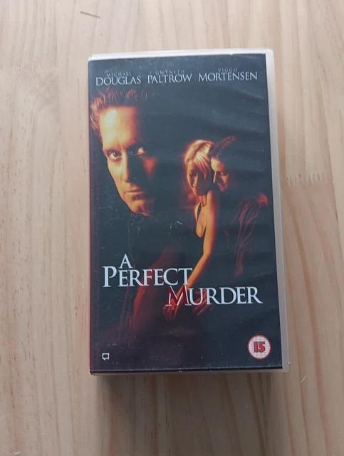 A PERFECT MURDER (VHS/SUR, 1999) Michael Douglas Gwyneth Paltrow film ...