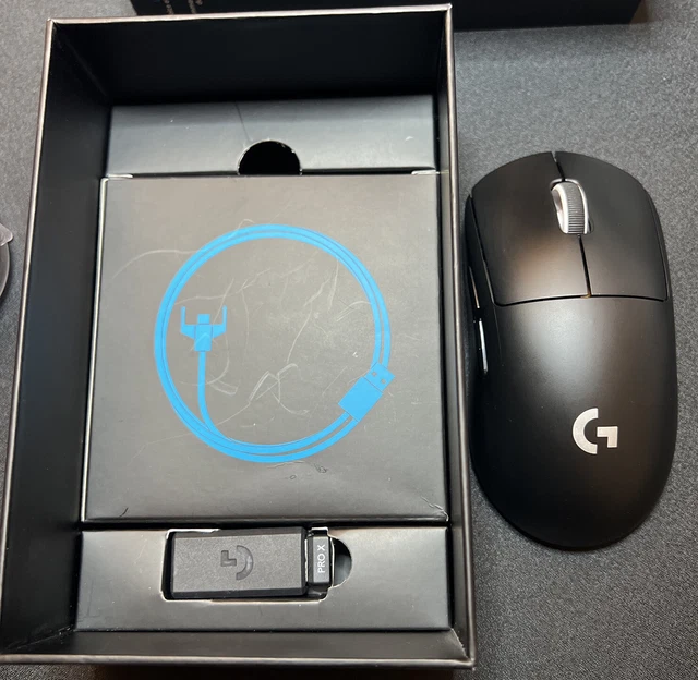 LOGITECH G PRO X Superlight (Wireless Gaming Mouse - Black) Tiger Ice ...