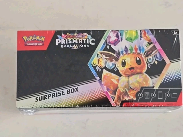 POKÉMON TCG SCARLET and Violet Prismatic Evolutions Surprise Box New SEALED RARE $88.49 ...