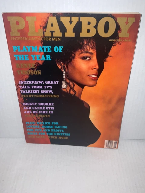 PLAYBOY MAGAZINE JUNE 1990 Renee Tenison Playmate Of The Year Cover ...