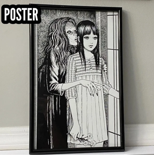 POSTER VINTAGE ANIME Tomie Revenge Junji Ito immagine carina ragazza ...