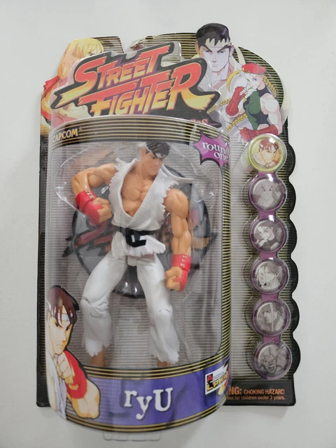 STREET FIGHTER FIGURINE RYU Capcom Round One Resaurus Action Figures ...
