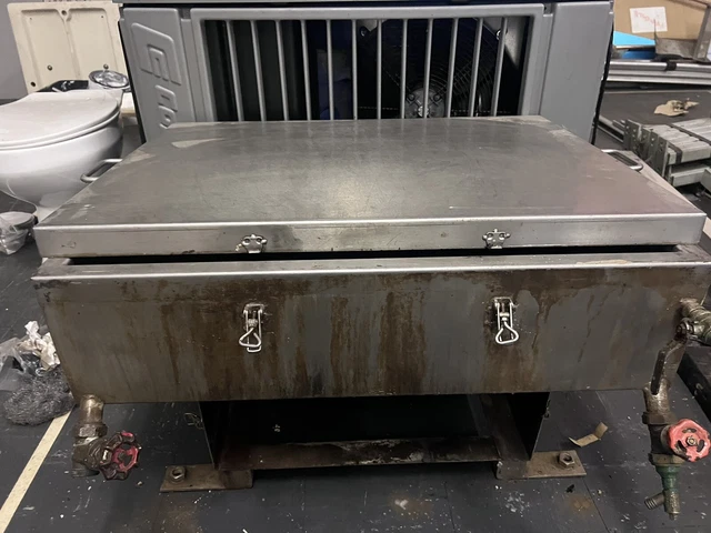 STAINLESS STEEL OVEN cleaning dip tank gas £200.00 - PicClick UK