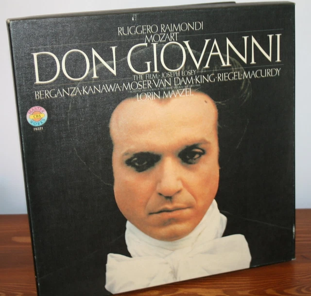 COFFRET DON GIOVANNI / MOZART / R.RAIMONDI / BO / ORIGINAL SCORE ...