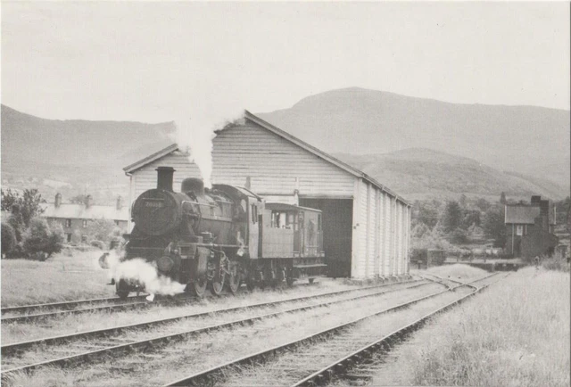 RAILWAY PHOTO PRINT BR 2MT 78058 Bethesda 1962 Standard 2-6-0 Loco £3. ...