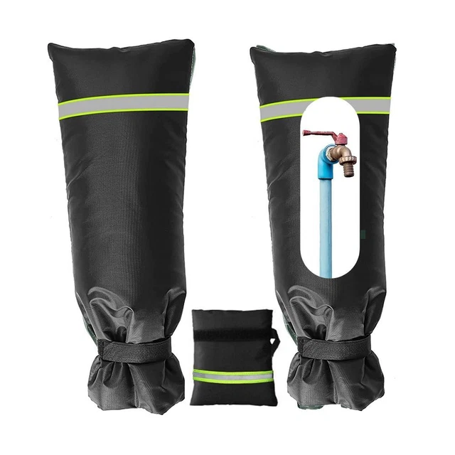 ANTI-FREEZE OUTDOOR FAUCET Covers Oxford Cloth Hose Bib Pouch Yard ...