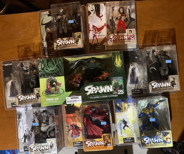 MCFARLANE SPAWN SERIES 25 The Art Of Spawn set di 8 cc Biker Chick hsi ...