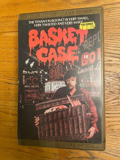 BASKET CASE - Original Palace Premiere Gold Big Box VHS - Horror Ex ...
