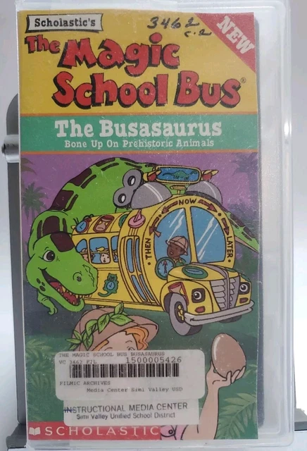 THE MAGIC SCHOOL Bus The Busasaurus (VHS, 1997) Scholastic Education ...