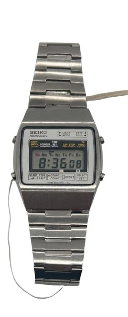 VINTAGE DIGITAL SEIKO Chronograph Watch M929 4000 £149.99 - PicClick UK