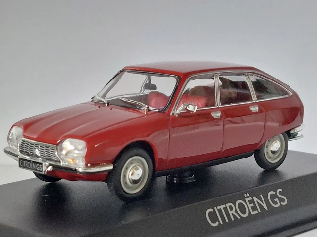 NOREV DEALER PACK echelle 1/43. Citroen Gs Rouge 1970 . Neuf en boite ...