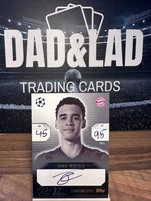 MATCH ATTAX EXTRA 24/25 - Jamal Musiala Pro-View Signature Style Card # ...