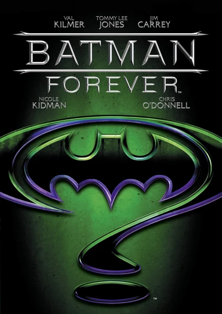 BATMAN FOREVER (DVD) Drew Barrymore Tommy Lee Jones Nicole Kidman Jim ...