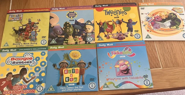 BBC CBEEBIES CHILDRENS Promo DVD Bundle Joblot x7 Tweenies/Tikkabilla ...