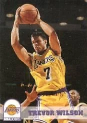 CARTE DE BASKETBALL 1993-94 Hoops Los Angeles Lakers #357 Trevor Wilson ...