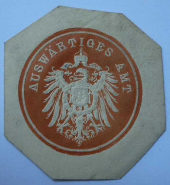 STEMPELMARKE AUSWÄRTIGES AMT vor 1945 ca. 3,5 cm EUR 9,85 - PicClick DE